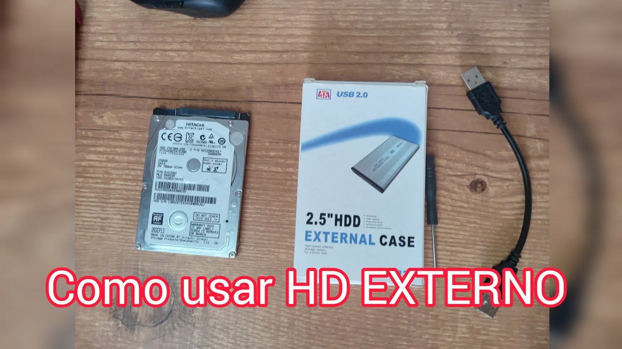 Como usar HD Externo - YouTube