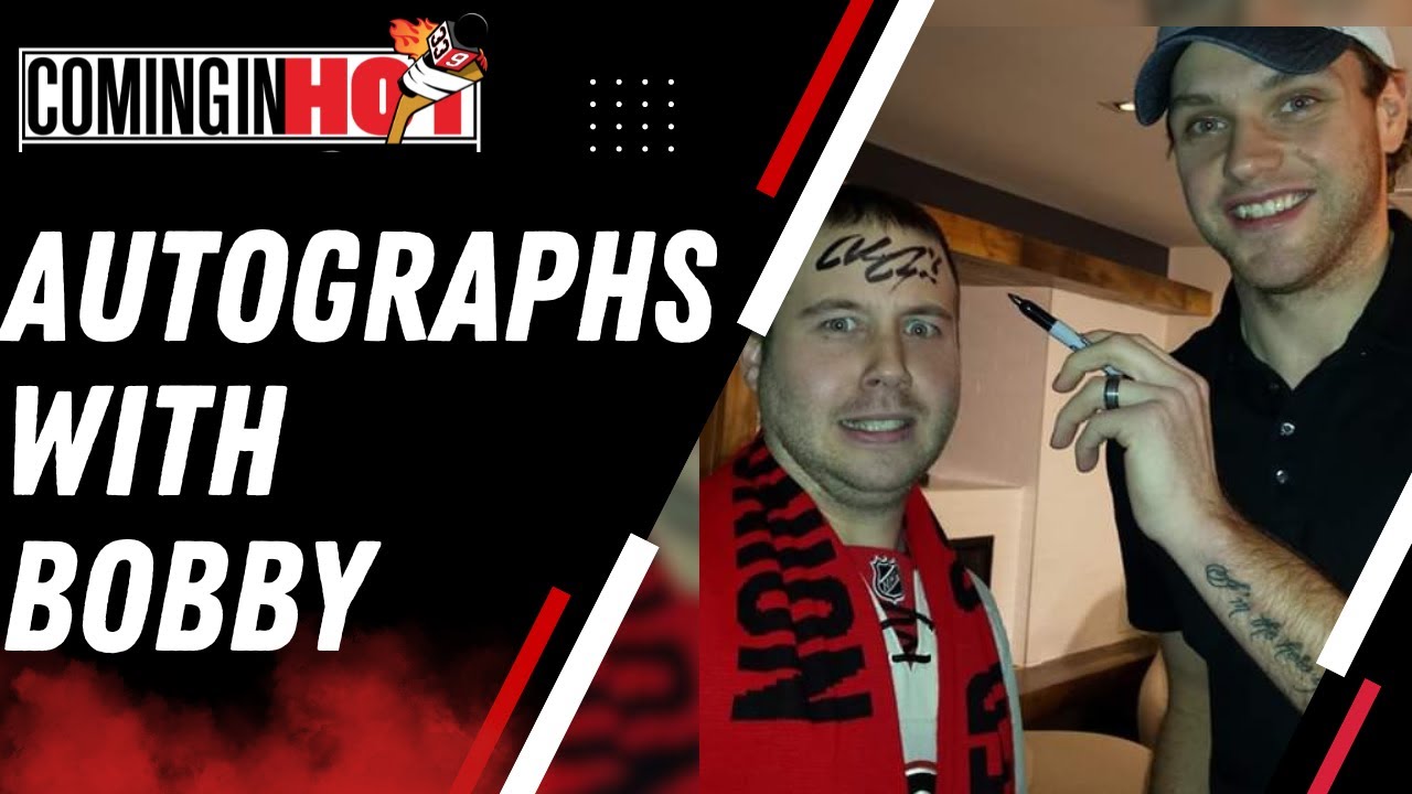 A Unique Autograph Session With Bobby Ryan : Fan Story | Coming in Hot ...