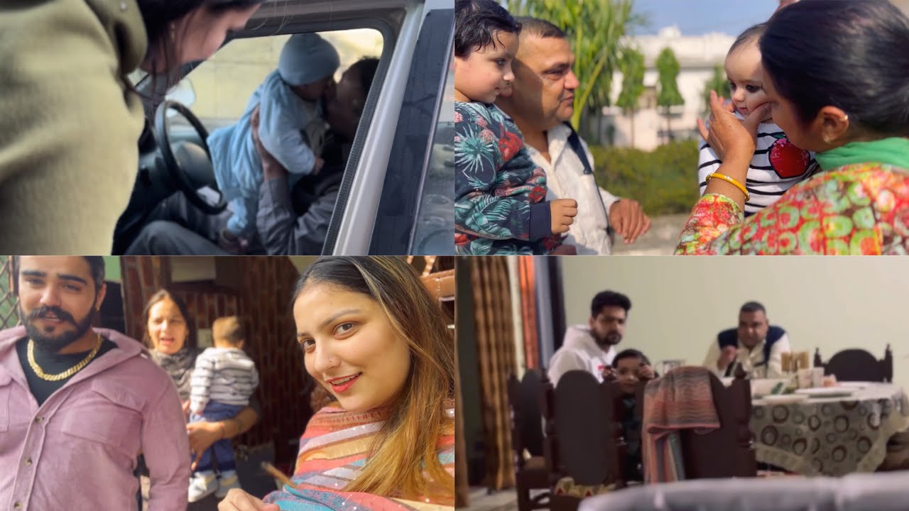 Sahira आ गई नाना नानी के घर मेरे साथ॥ दादादादी और पापा का रोकर हुआ बुरा ...