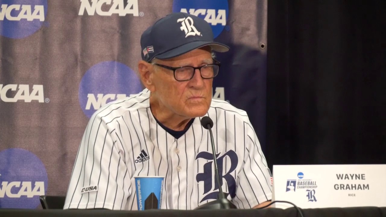 Wayne Graham Game Three Presser - YouTube