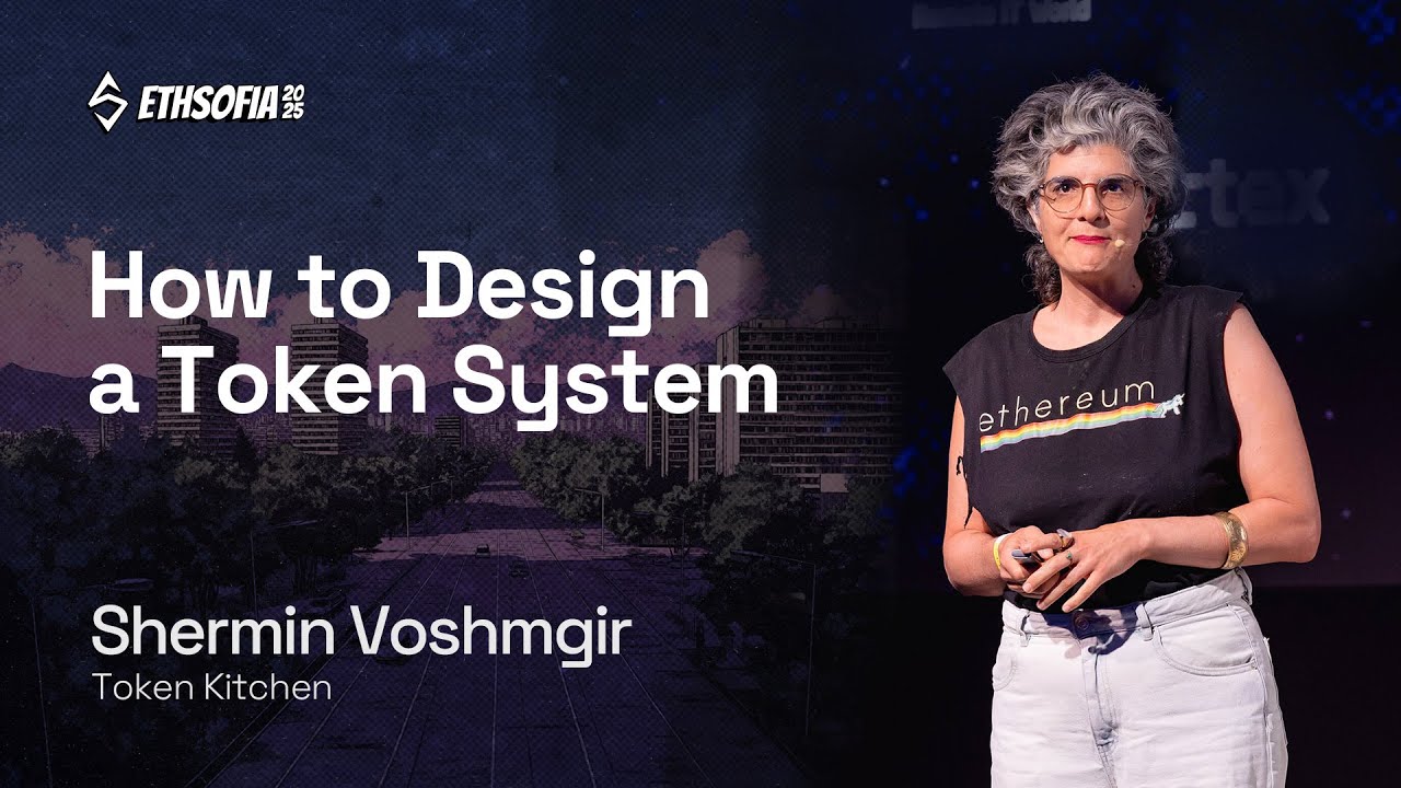 How to Design a Token System, Shermin Voshmgir, Token Kitchen ...