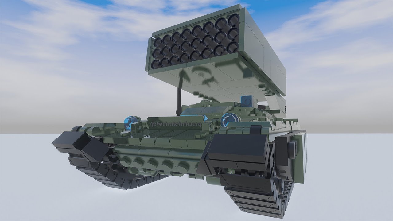 Fast Build Lego Technic Brick TOS 1A Heavy Flamethrower Fast build ...