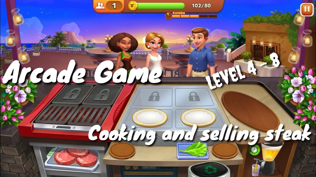Cooking steak - arcade game || Cooking and selling - YouTube