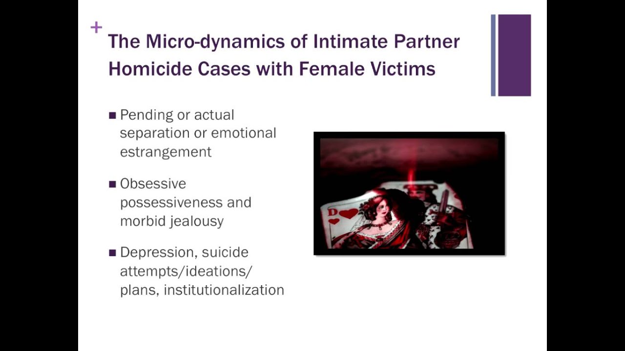 What Happens Before An Intimate Partner Homicide - YouTube