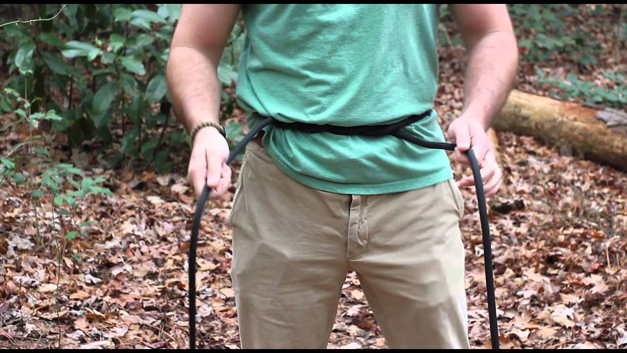 Black Scout Tutorials - Tying a Rappel Seat - YouTube