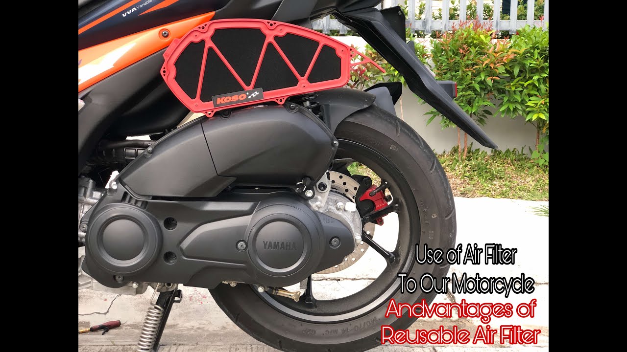 MDS MOTO | KOSO AIR FILTER FOR AEROX | UNBOXING | INSTALLATION ...