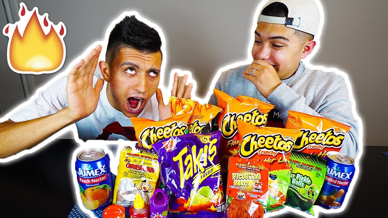 CANADIANS TRY MEXICAN SNACKS!! EVERY HOT CHEETO CHALLENGE!! - YouTube