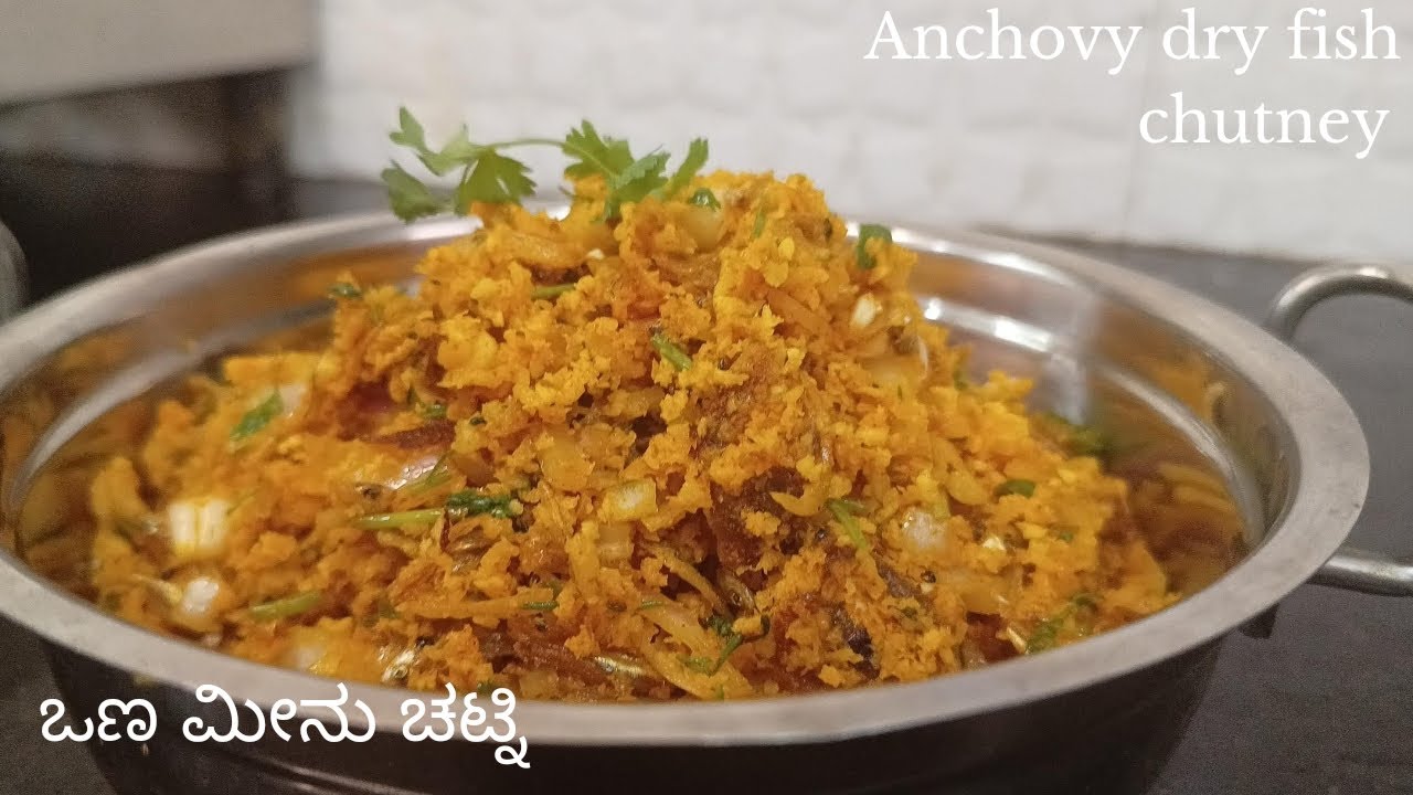 Anchovy Dry Fish recipe | Dry Fish Chutney recipe | Karwar Special ...