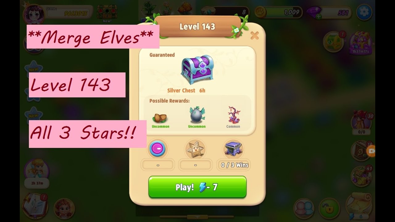 Merge Elves **Level 143** All 3 stars! - YouTube