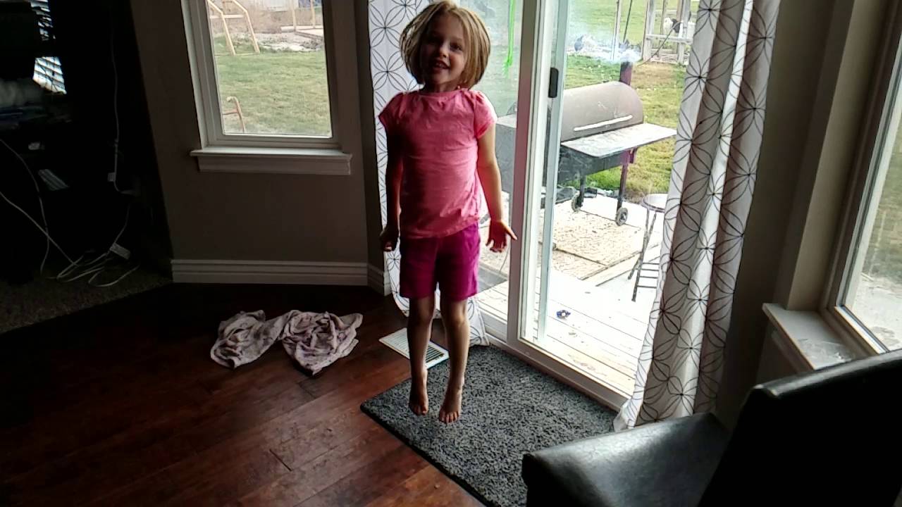 Cute Girl Jumping In Slow Mo - Kids Slow Mo Video - YouTube