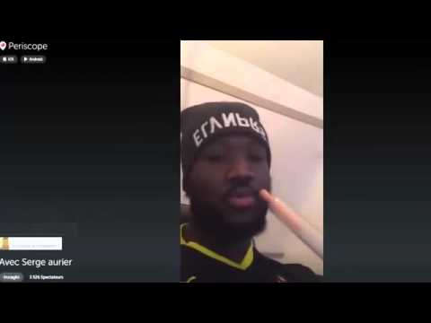 Serge Aurier (PSG) insulting Blanc, Ibrahimovic, Di Maria in Periscope!(subtitles English, Italiano)