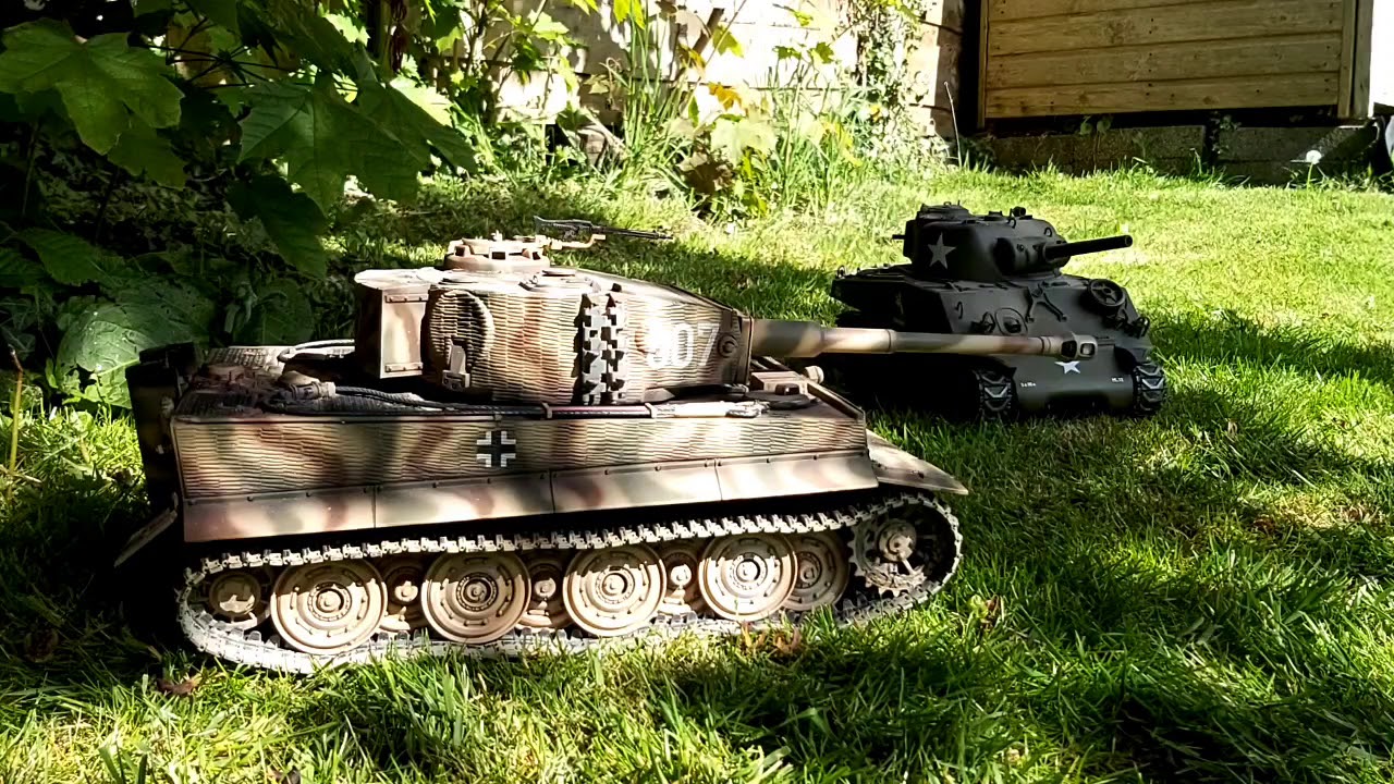 Michael Whitman's Tiger 1 tank in 1/16 scale - Heng Long - YouTube