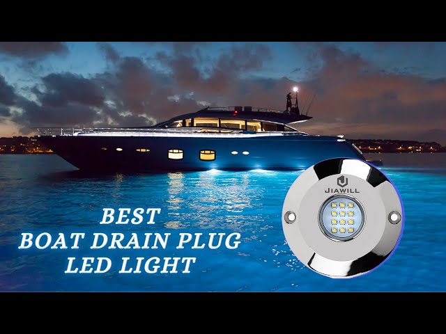 Liquid Lite Drain Plug Underwater Lights Tidal Wake IP68 Underwater