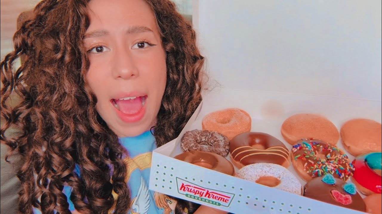 ASMR comiendo donas Krispy Kreme 🍩 - YouTube