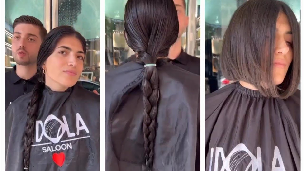 Chopping off the braid - YouTube