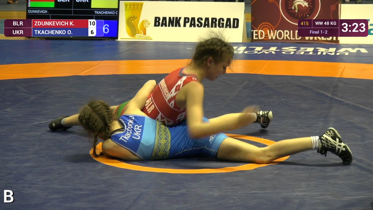 Krystsina ZDUNKEVICH (BLR) - Oleksandra TKACHENKO (UKR).mp4 - YouTube