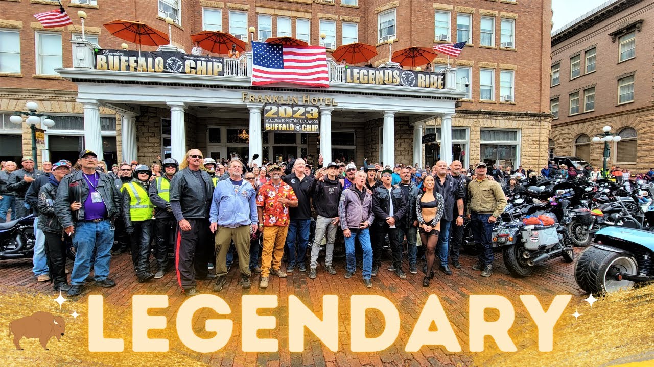 Sturgis 2023 Buffalo Chip Legends Ride Deadwood To Sturgis Youtube