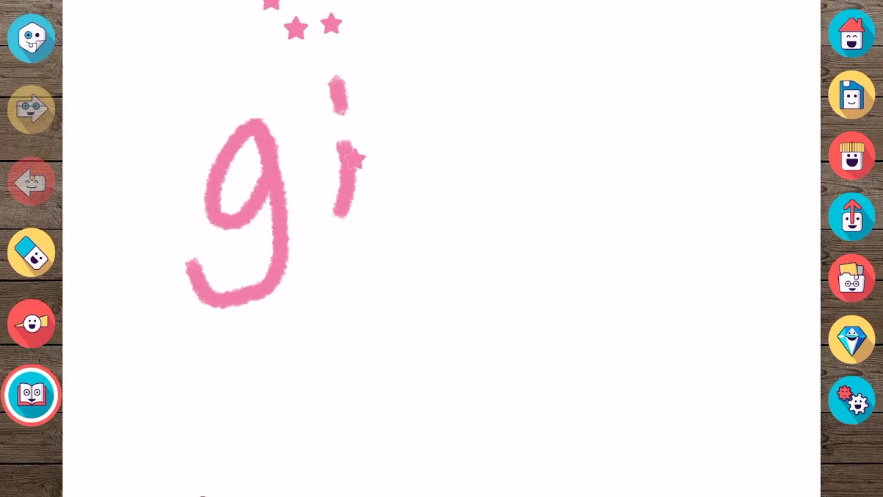 How to draw a girl with the word girl. - YouTube