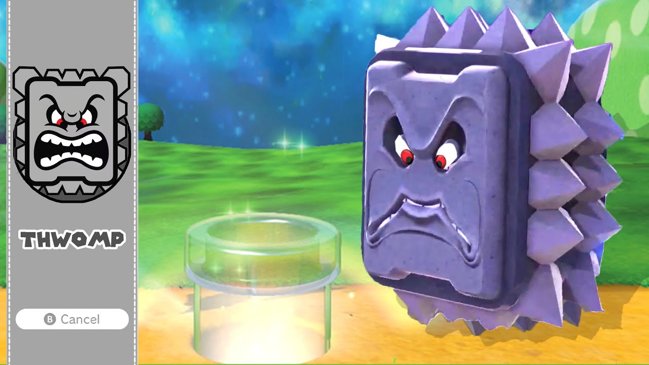 New Playable Thwomp in Super Mario 3D World + Bowsers Fury - YouTube