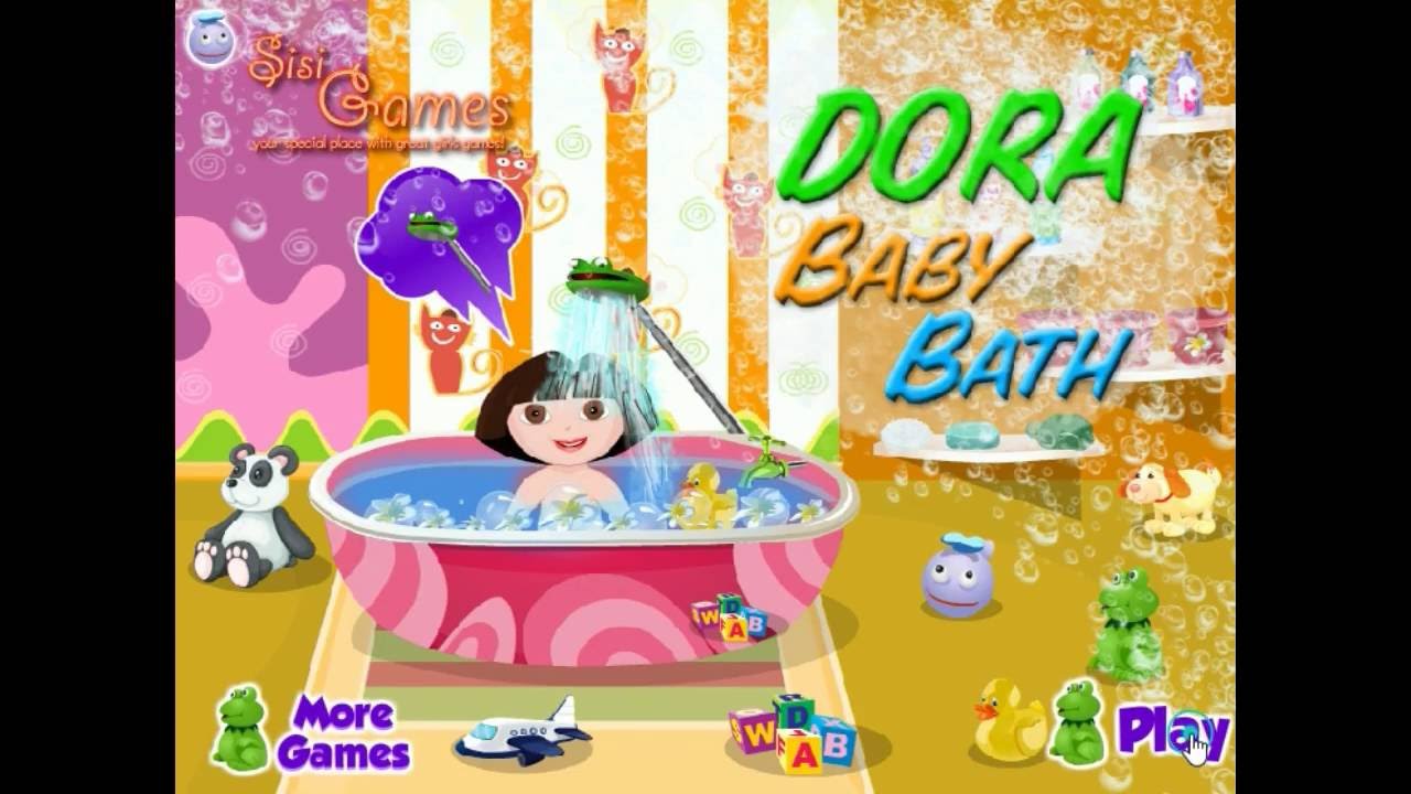 JOGO DORA AVENTUREIRA TOMANDO BANHO - DORA THE EXPLORER GAME - YouTube