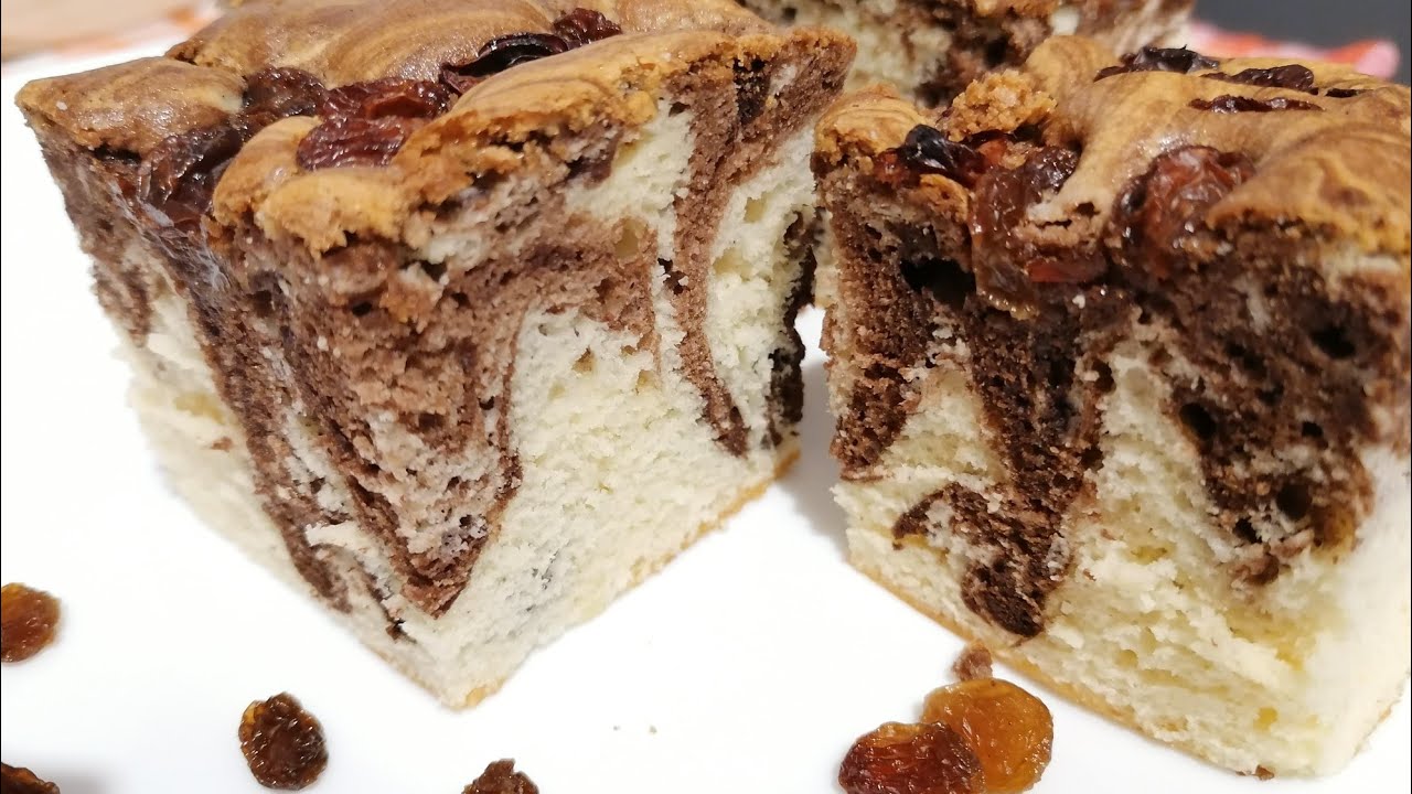 Chec pufos cu cacao / marmorat /cook with me - YouTube