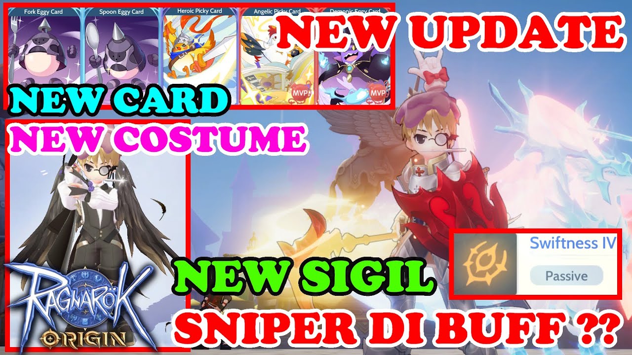 NEW UPDATE! SNIPER DI BUFF? NEW CARD + NEW COSTUME Ragnarok Origin ROO ...