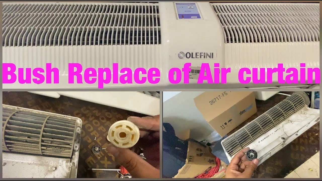 Air curtain blower bush replace #hvac #technology #bush #aircurtain ...