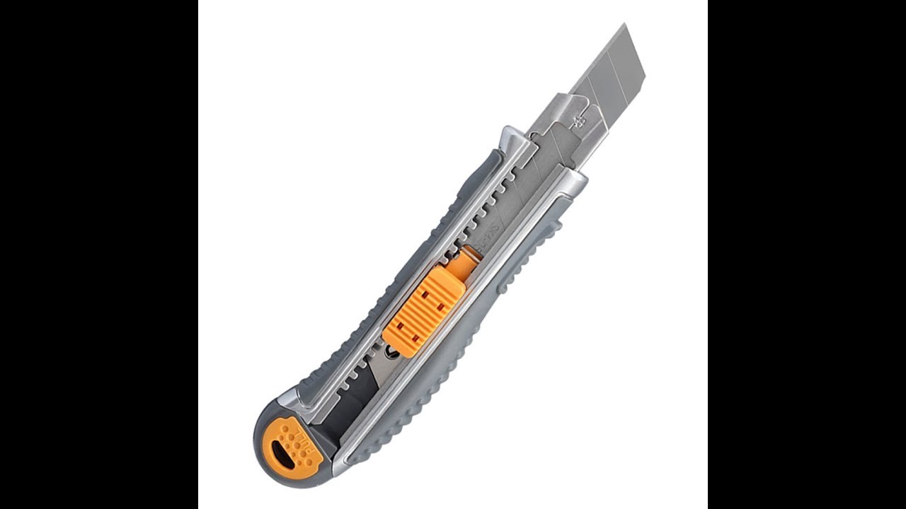 MulWark Premium Rust Proof Stainless Steel Snap Off Utility Knife - YouTube