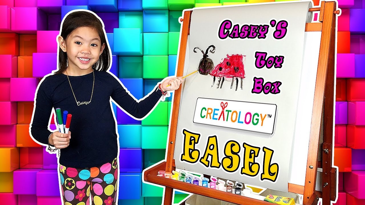 CREATOLOGY Kids Floor Easel || Casey's Toy Box || - YouTube