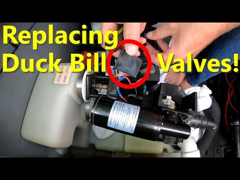 Replacing Duckbill Valves + Vacuflush System Overview, Sea Ray Boat ...