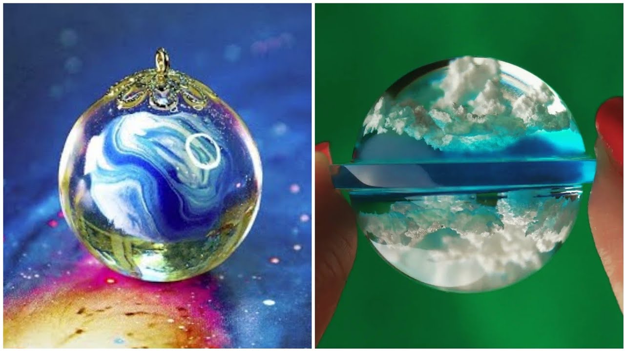 28 EPOXY RESIN CRAFTS ART RESIN and CLAY Creation That Are Whole New ...