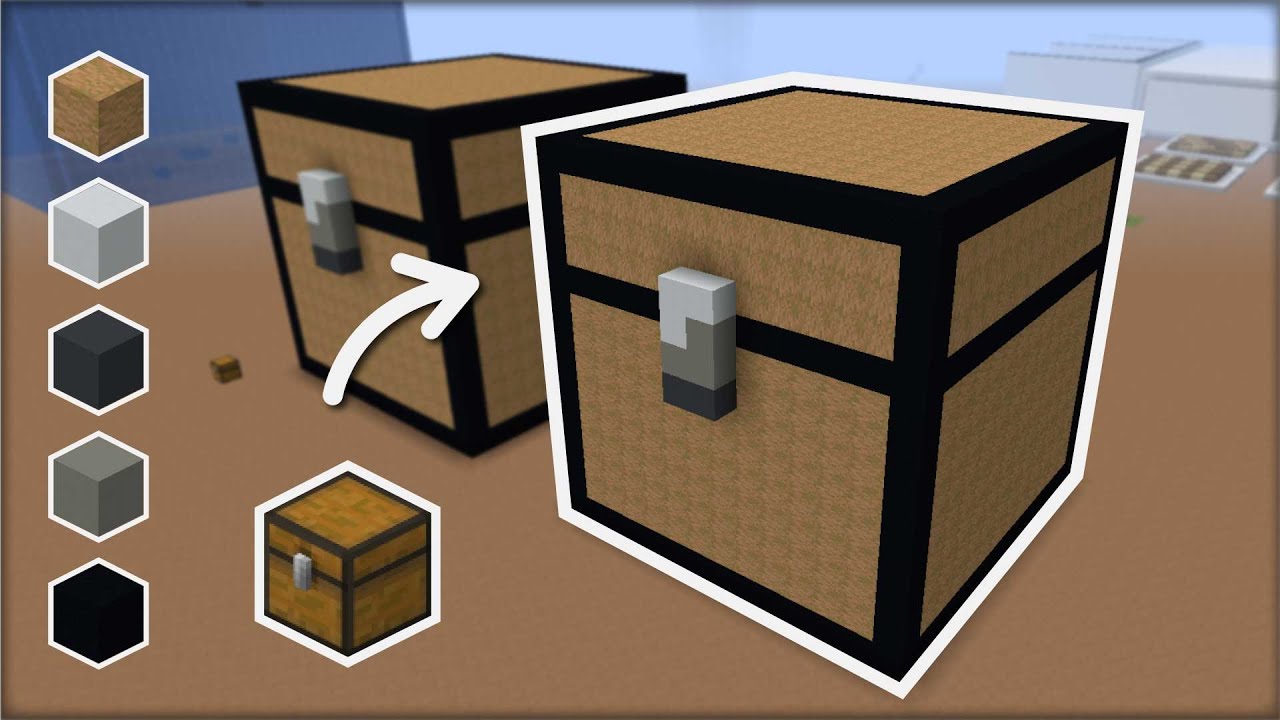 ⛏ Minecraft Tutorial :: Cofre Gigante Super Simple / Paso A Paso - YouTube