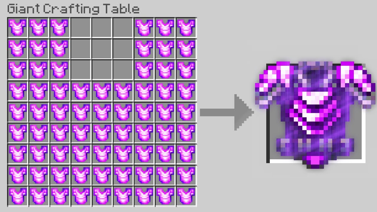 Minecraft, But Crafts Are Giant... - YouTube