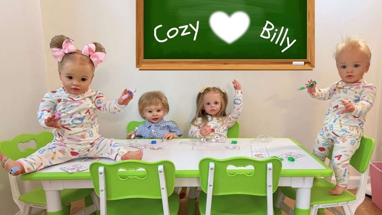 BACK TO SCHOOL NIGHT WITH MY REBORN DOLLS 🍎 CLASSROOM CUTENESS OVERLOAD ...