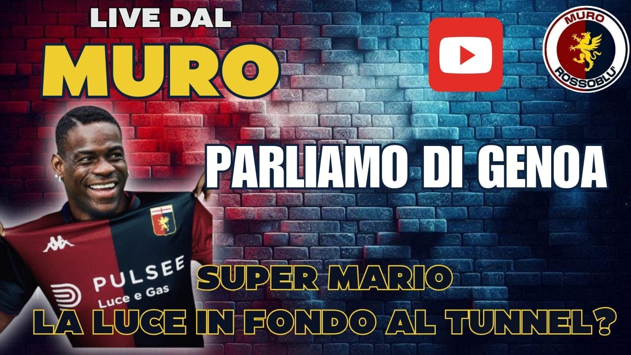 Live dal Muro - PARLIAMO DI GENOA! 🔴🔵 - YouTube
