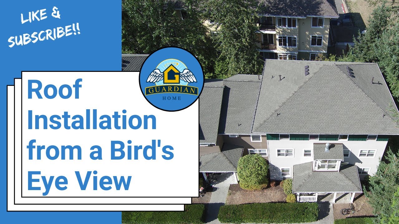 Roof Installation from a Bird's Eye View - YouTube