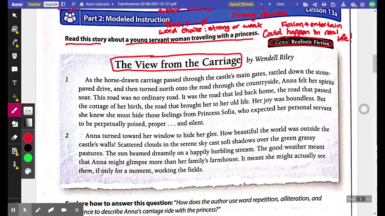 Ready Reading Level G Lesson 13a, Part 2 - YouTube