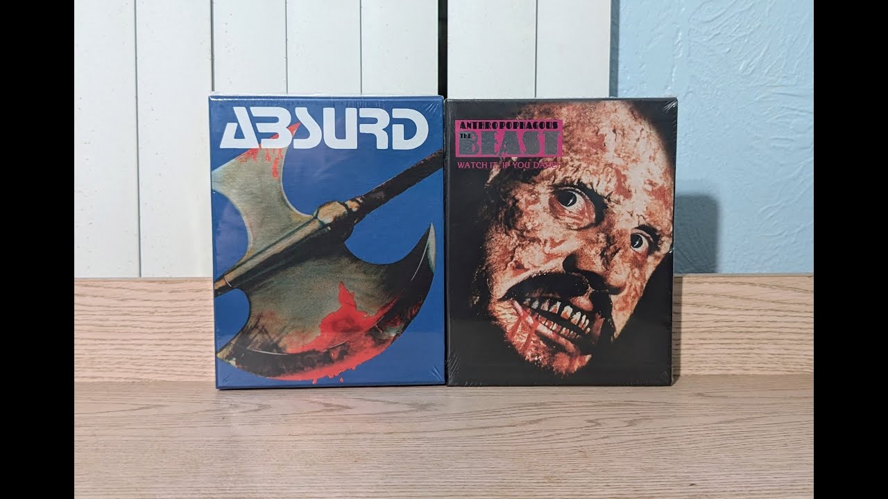 Anthropophagous & Absurd Limited Edition 4K UHD Blu-Ray Unboxing - 88 ...