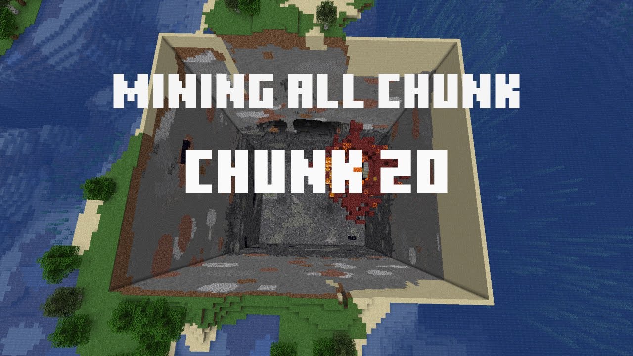 Mining all the chunks in Minecraft (Chunk 20) - YouTube