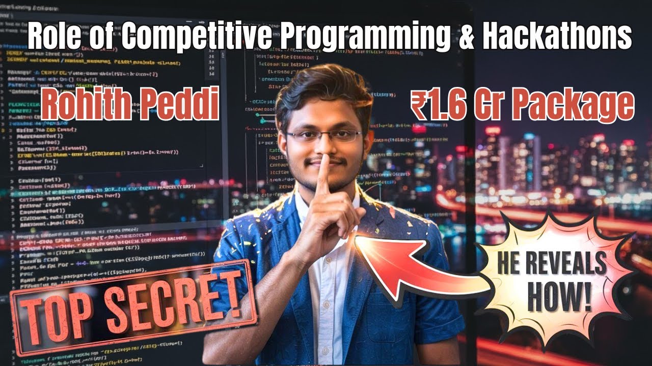 How Competitive Programming & Hackathons Helped Me Get ₹1.6 Cr Package | Rohith Peddi | Podcast ...