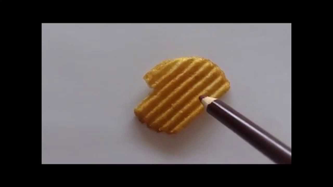 How To Draw A Realistic Crisp - YouTube