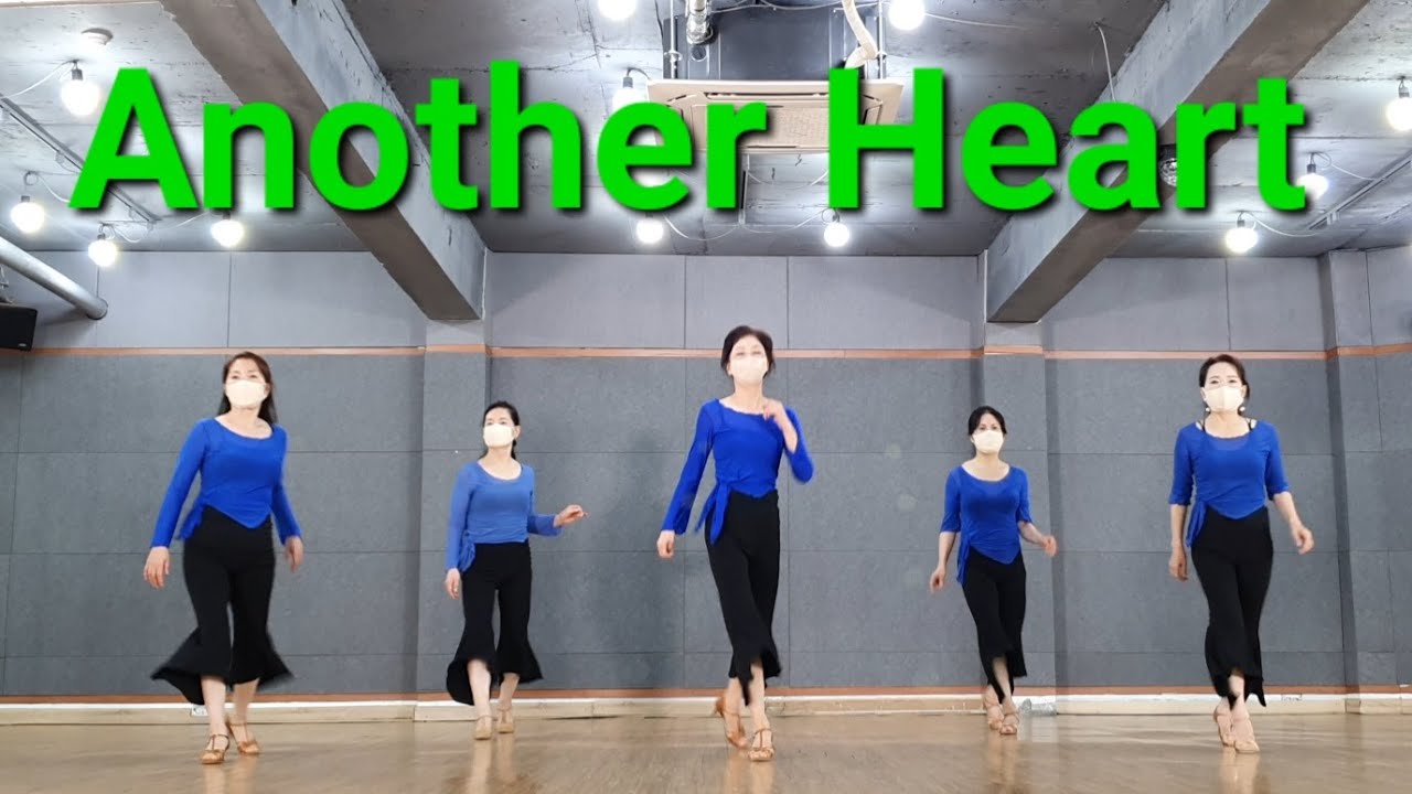 Another Heart line dance (Low Advanced) Demo - YouTube
