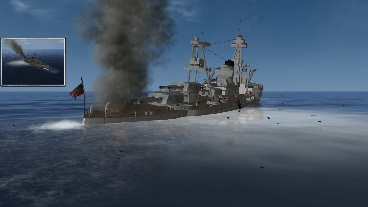 Sinking The USS New York (GWX/SH3) - YouTube