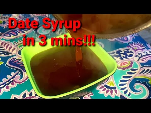 Make DATE SYRUP fast and EASY// Homemade Date Syrup WITH 2 INGREDIENTS ...