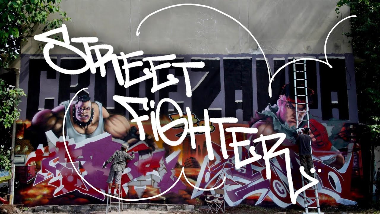 Street Fighter Graffiti Production | Crude EB / Zanta SNB 2022 - YouTube