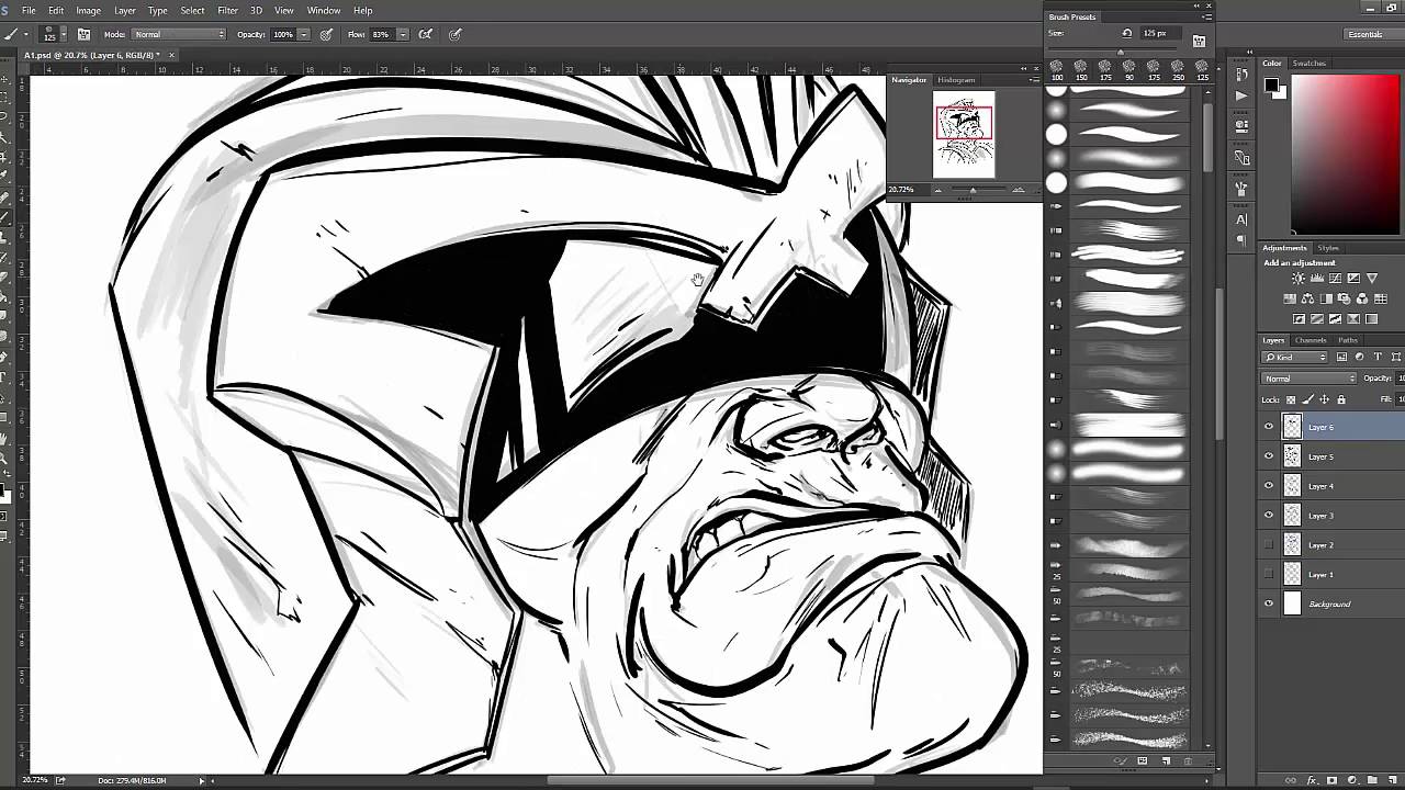 Let's draw : Judge Dredd - YouTube