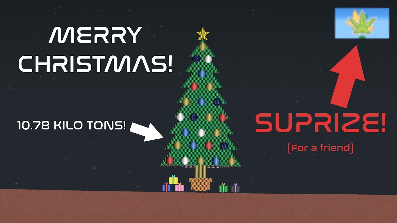 Landing a behemoth of a Christmas tree on a celestial object in ...