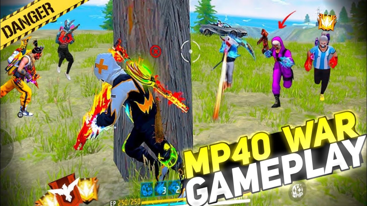 MP40 WAR GAMEPLAY|| BEST mp40 GAMEPLAY VIDEO|| Free Fire gaming video😱 - YouTube