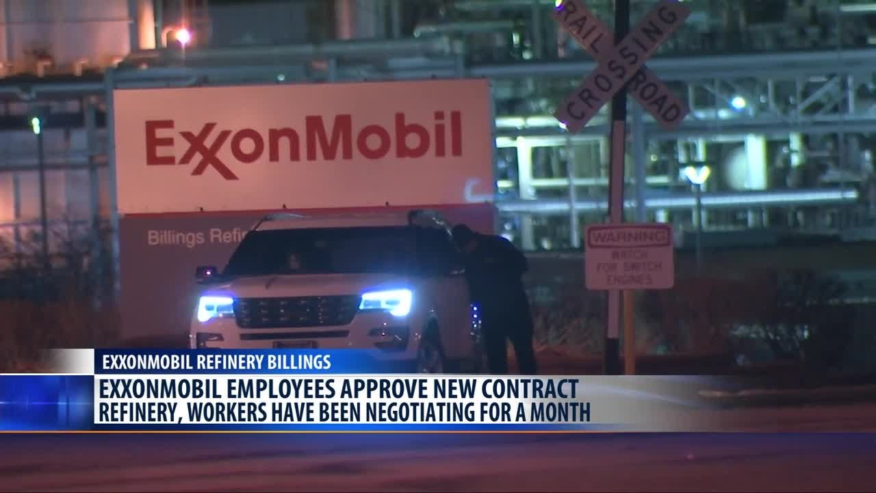 ExxonMobil refinery workers approve new contract in Billings - YouTube