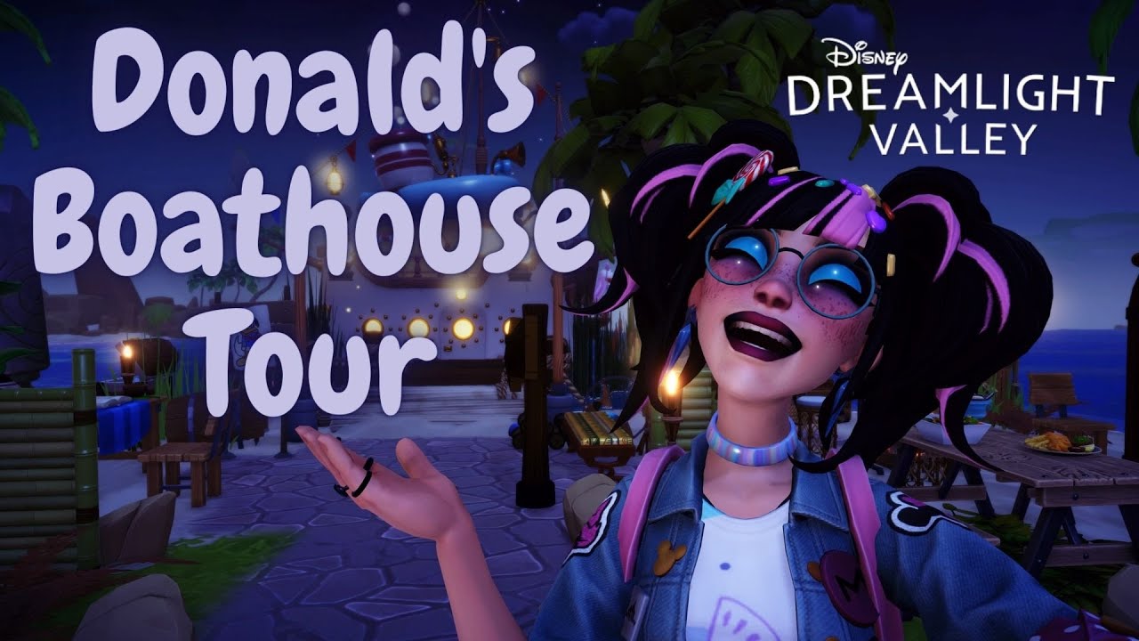 Donald Duck's Boathouse Tour - Disney Dreamlight Valley - YouTube